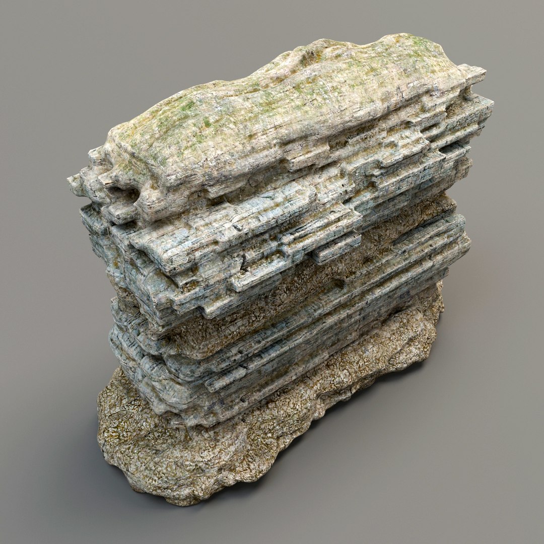 3ds max stone rock
