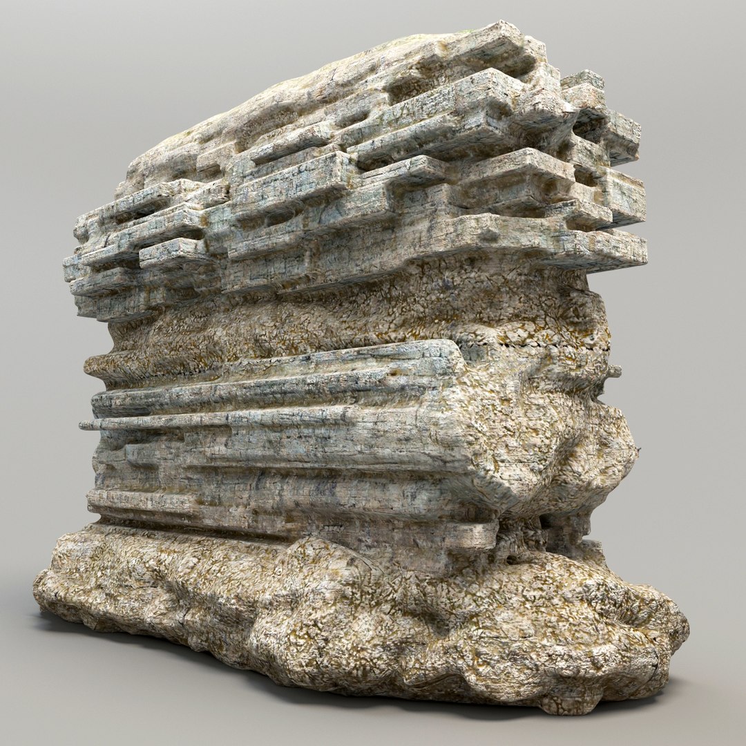 3ds max stone rock