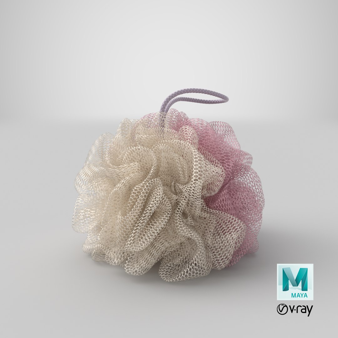 Mesh bath sponge 3D - TurboSquid 1518914