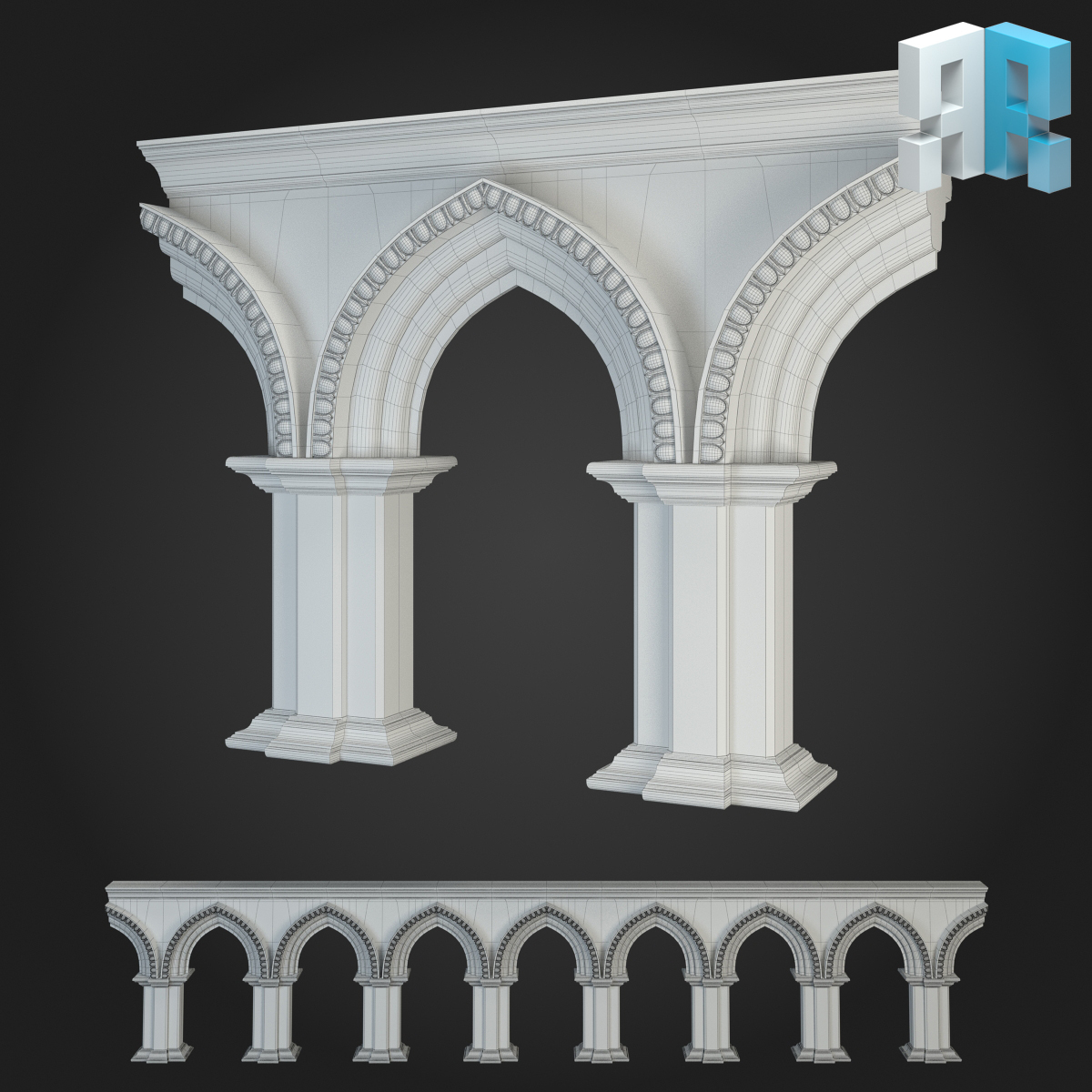 3d architectural modules