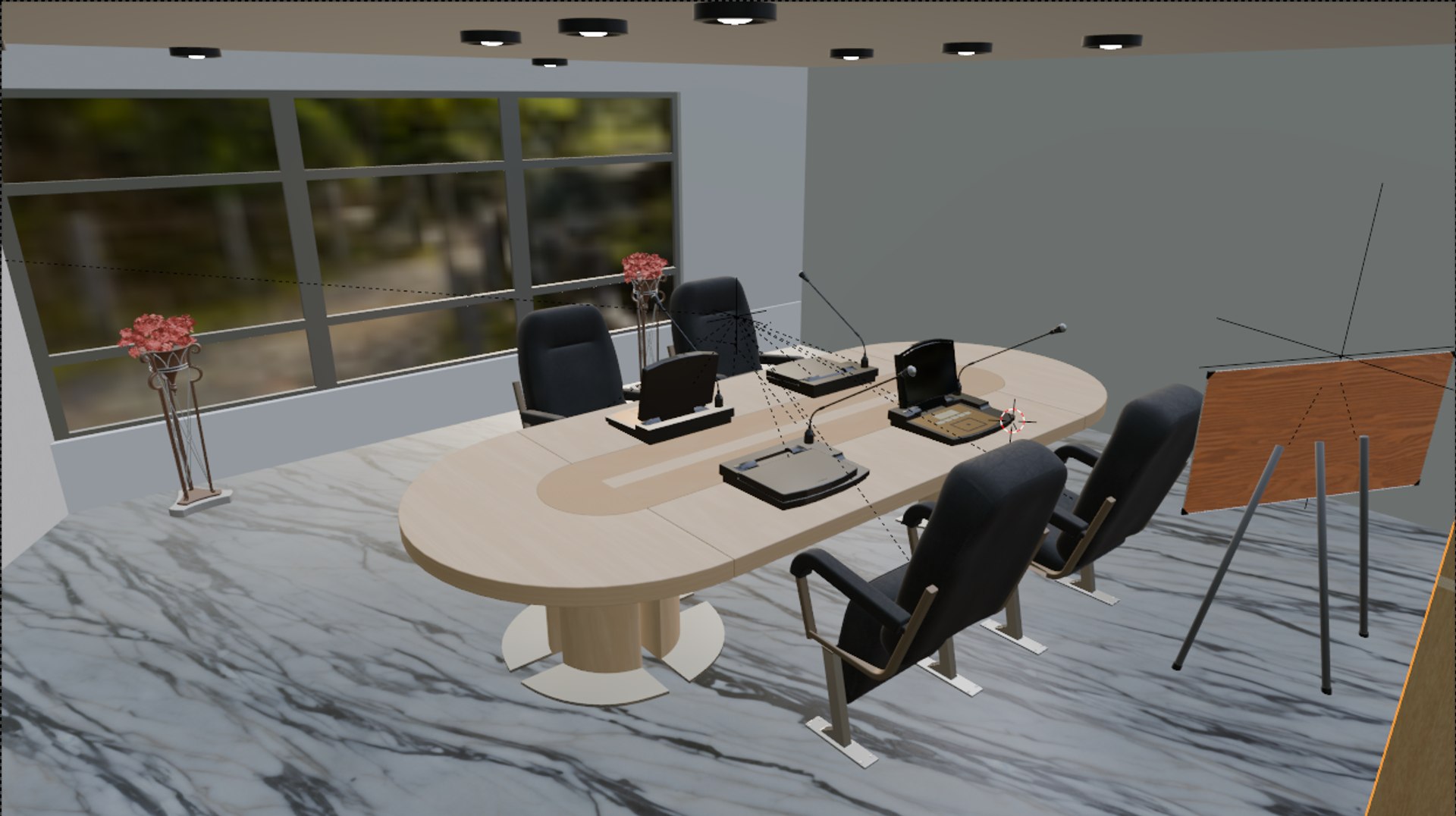3D Conference Room Model - TurboSquid 2187942
