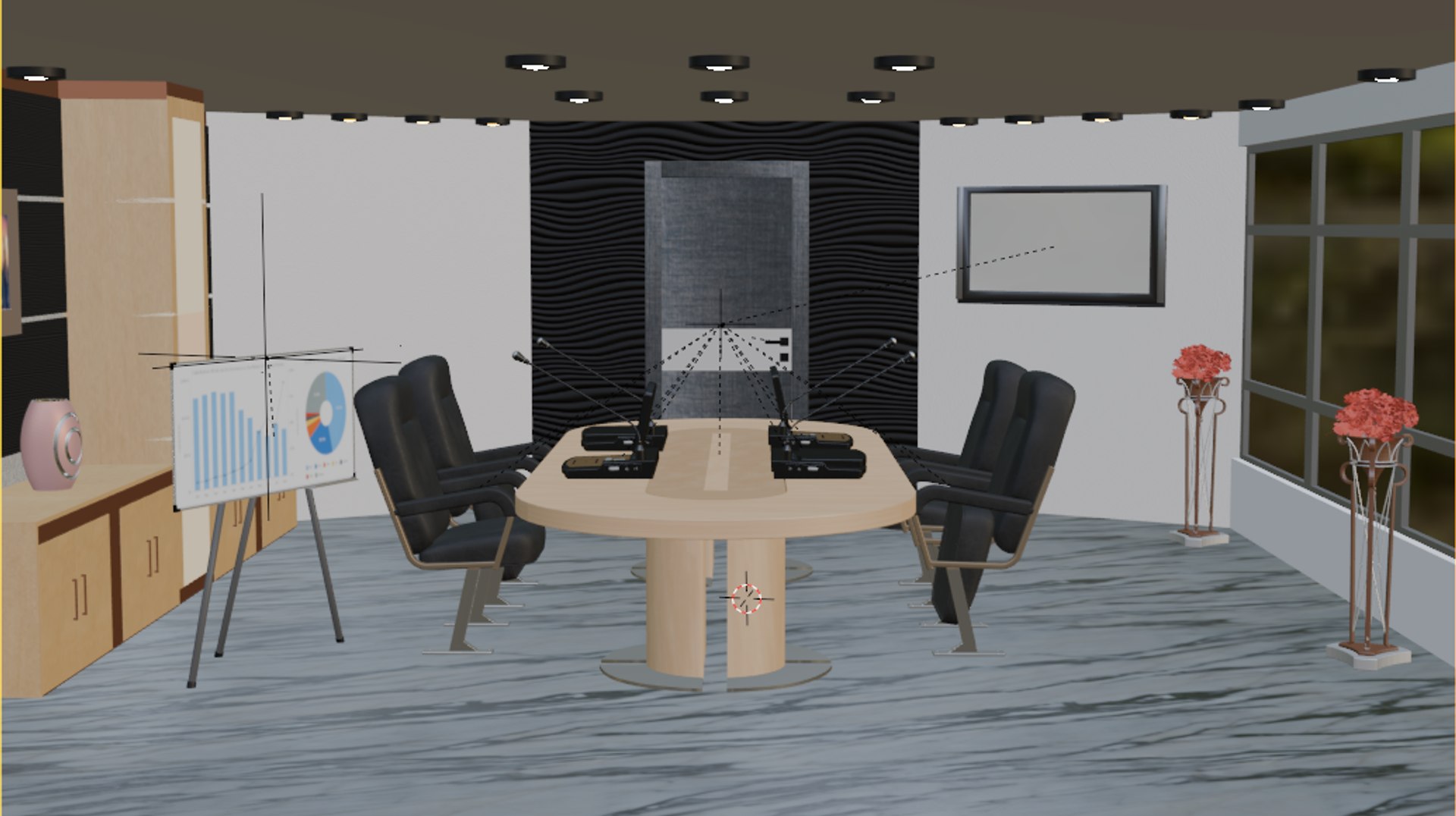 3D Conference Room Model - TurboSquid 2187942