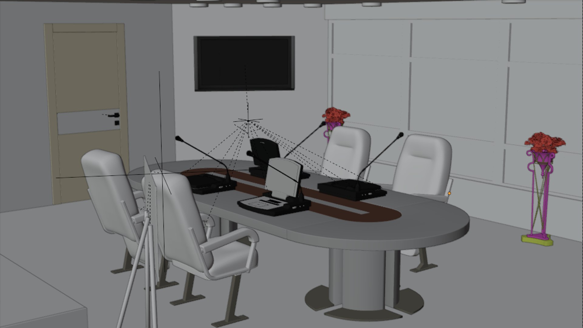 3D Conference Room Model - TurboSquid 2187942