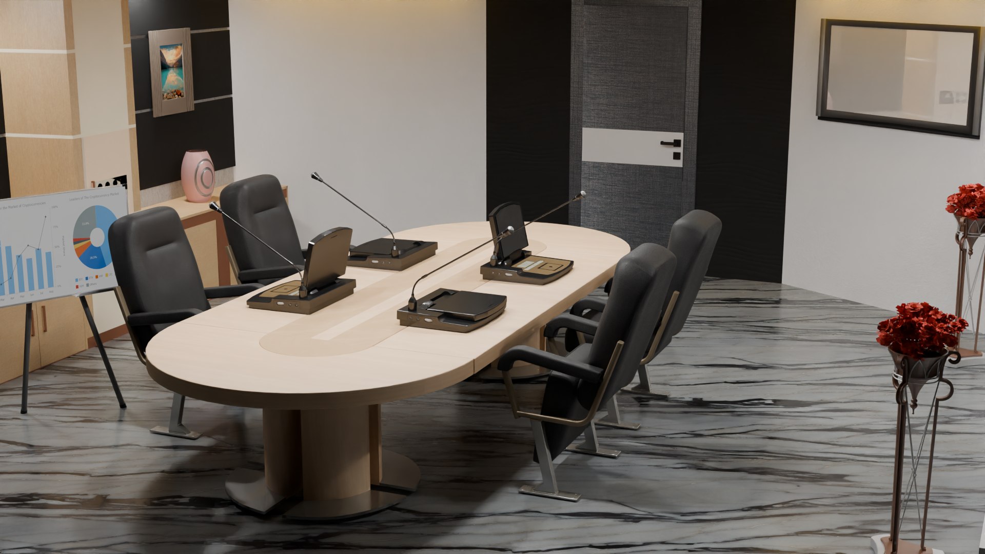 3D Conference Room Model - TurboSquid 2187942