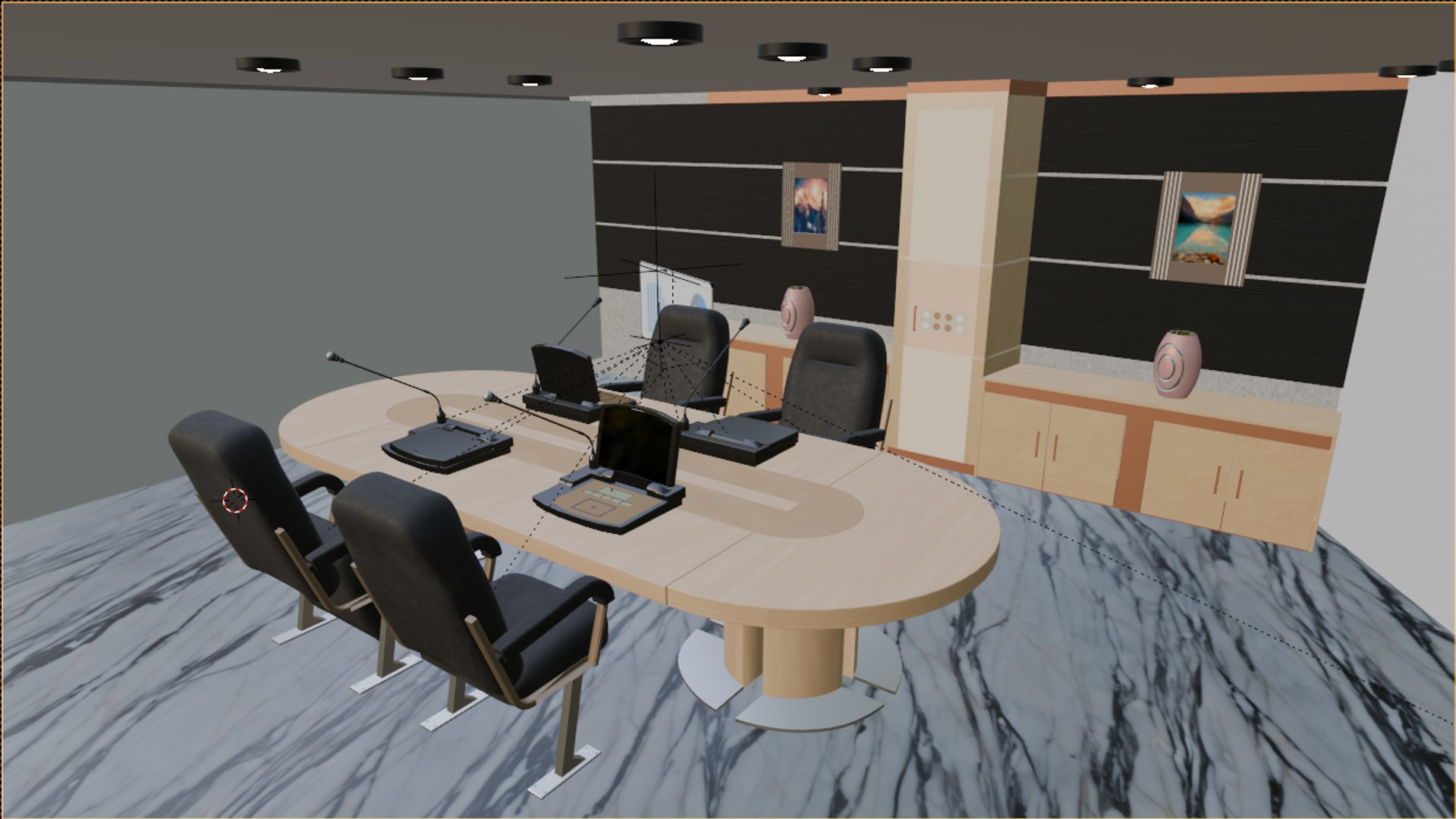 3D Conference Room Model - TurboSquid 2187942