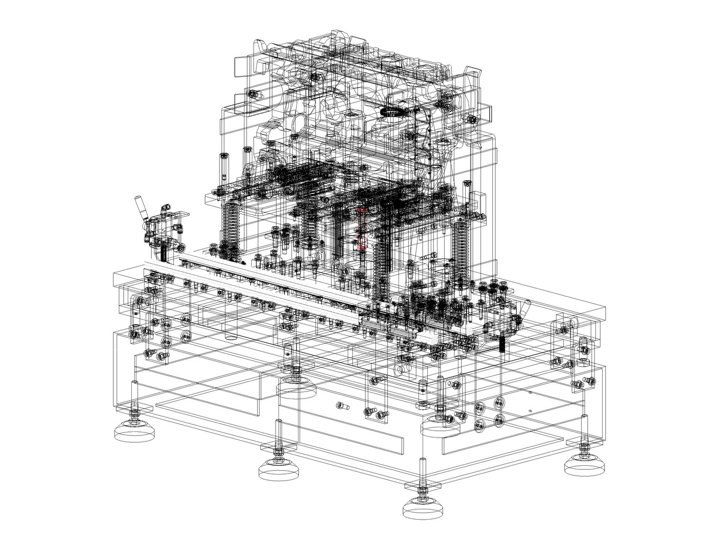 3D Position Checking Gauge For Cylinder Block Model - TurboSquid 2159622