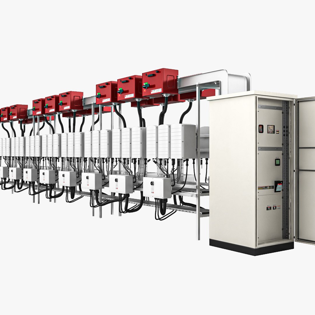 3D Solar Inverter Room model - TurboSquid 2094632