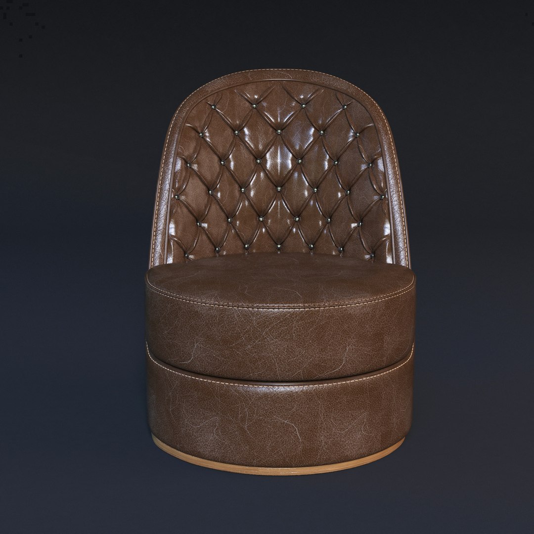 Leather Chair 3D - TurboSquid 2348305