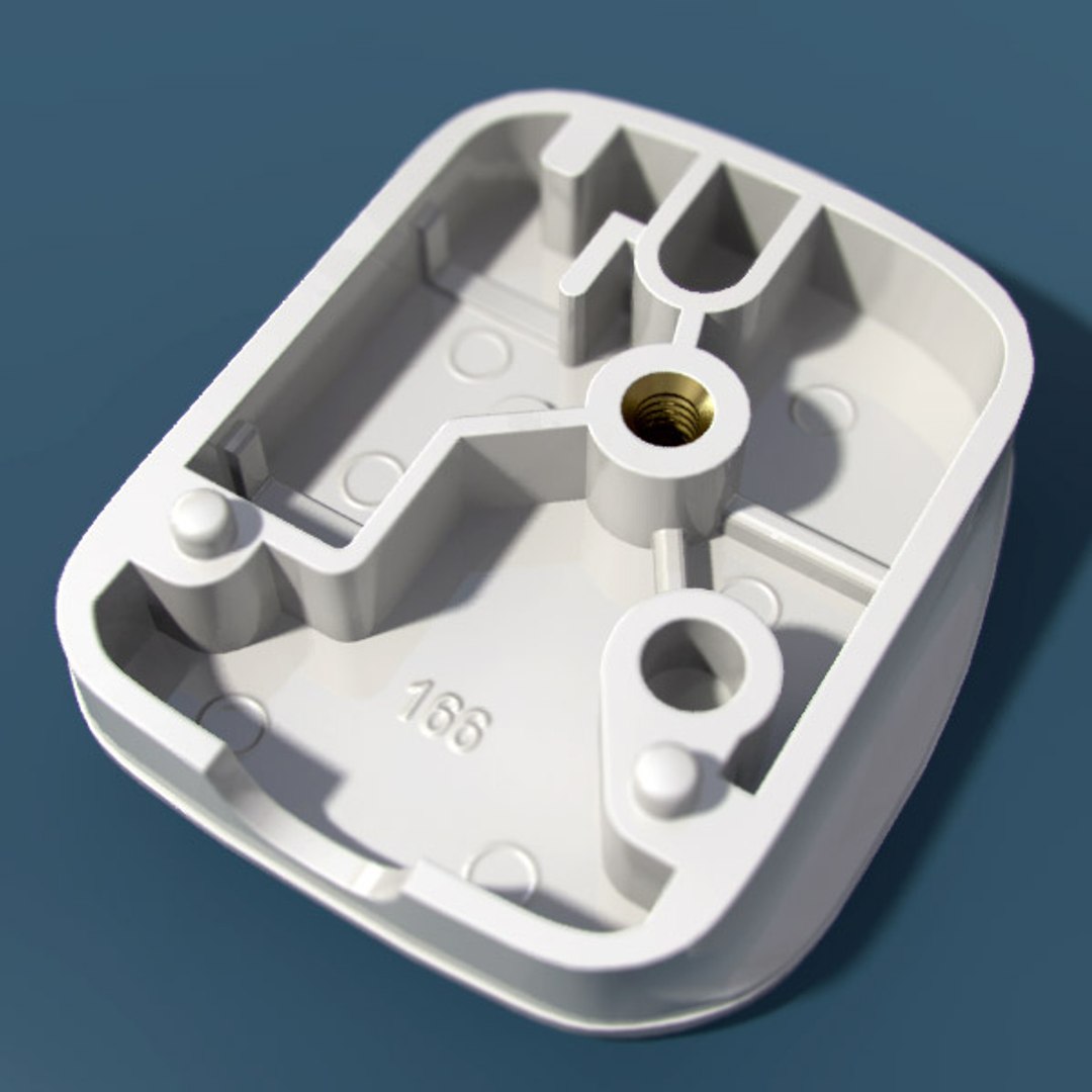 British Electrical Plug 3d Model