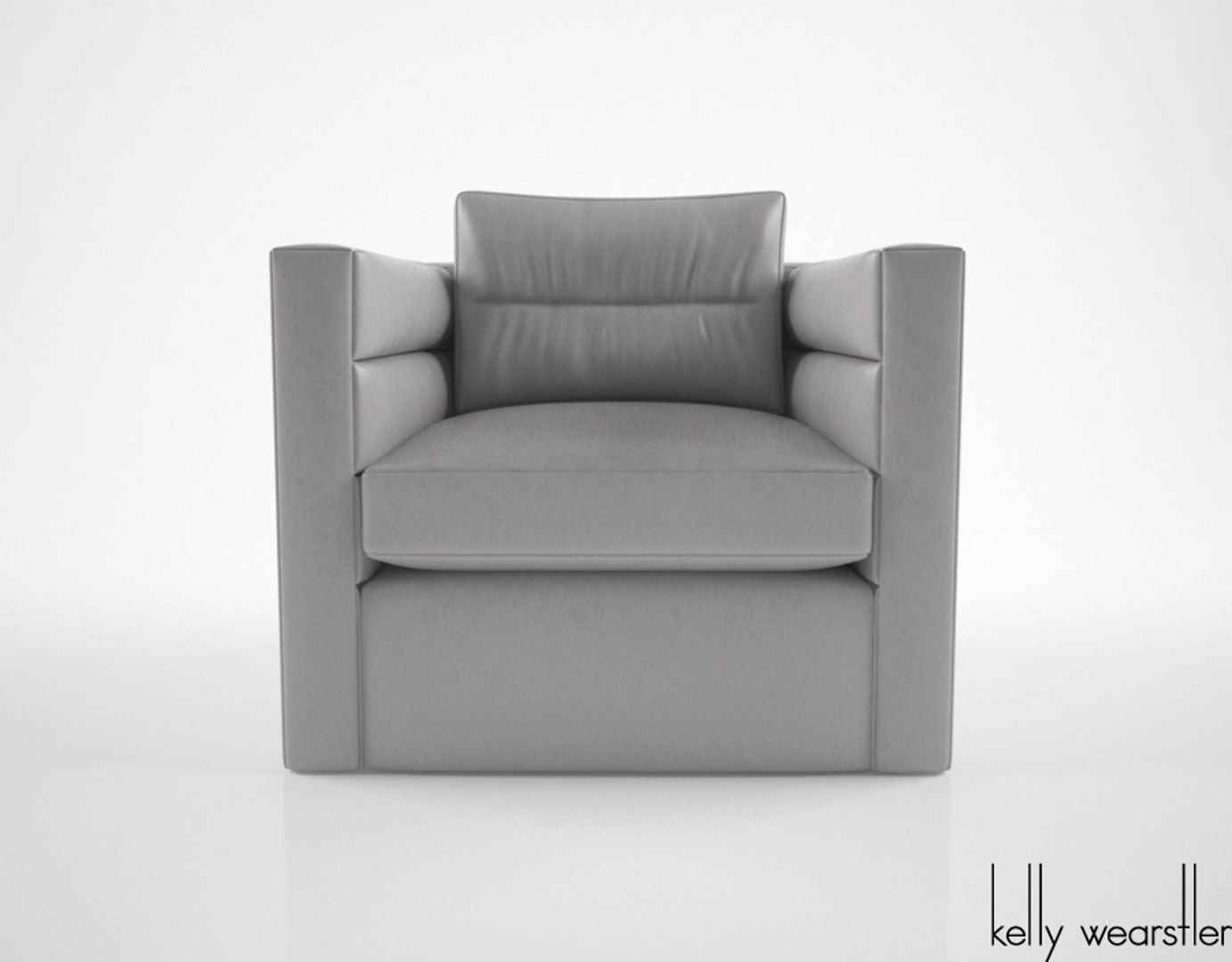 kelly wearstler melrose club chair 3d model