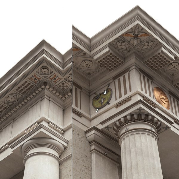 ionic column 3d model