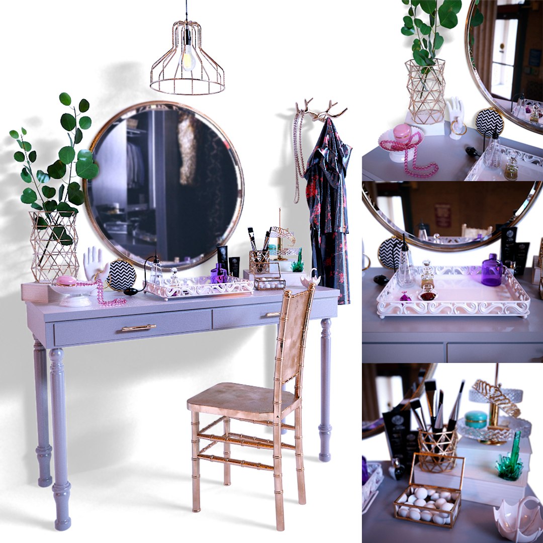 Dressing Table 3D - TurboSquid 1291360