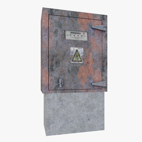 3D модель ELECTRICAL CONTROL BOX - TurboSquid 1947735