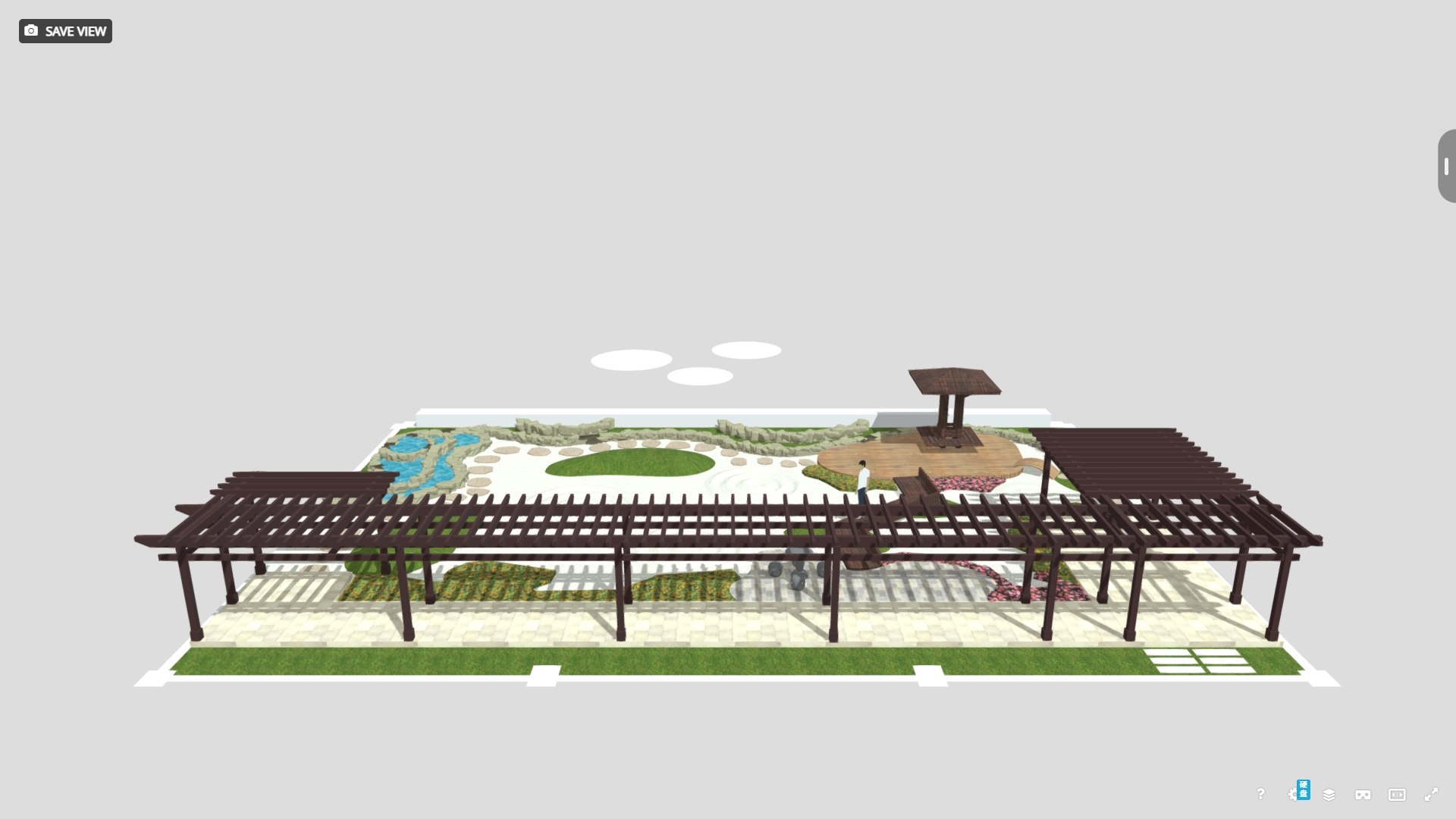 Complete Japanese Garden Kit 3D Model SKP FBX OBJ STL Low-poly 3D Model ...