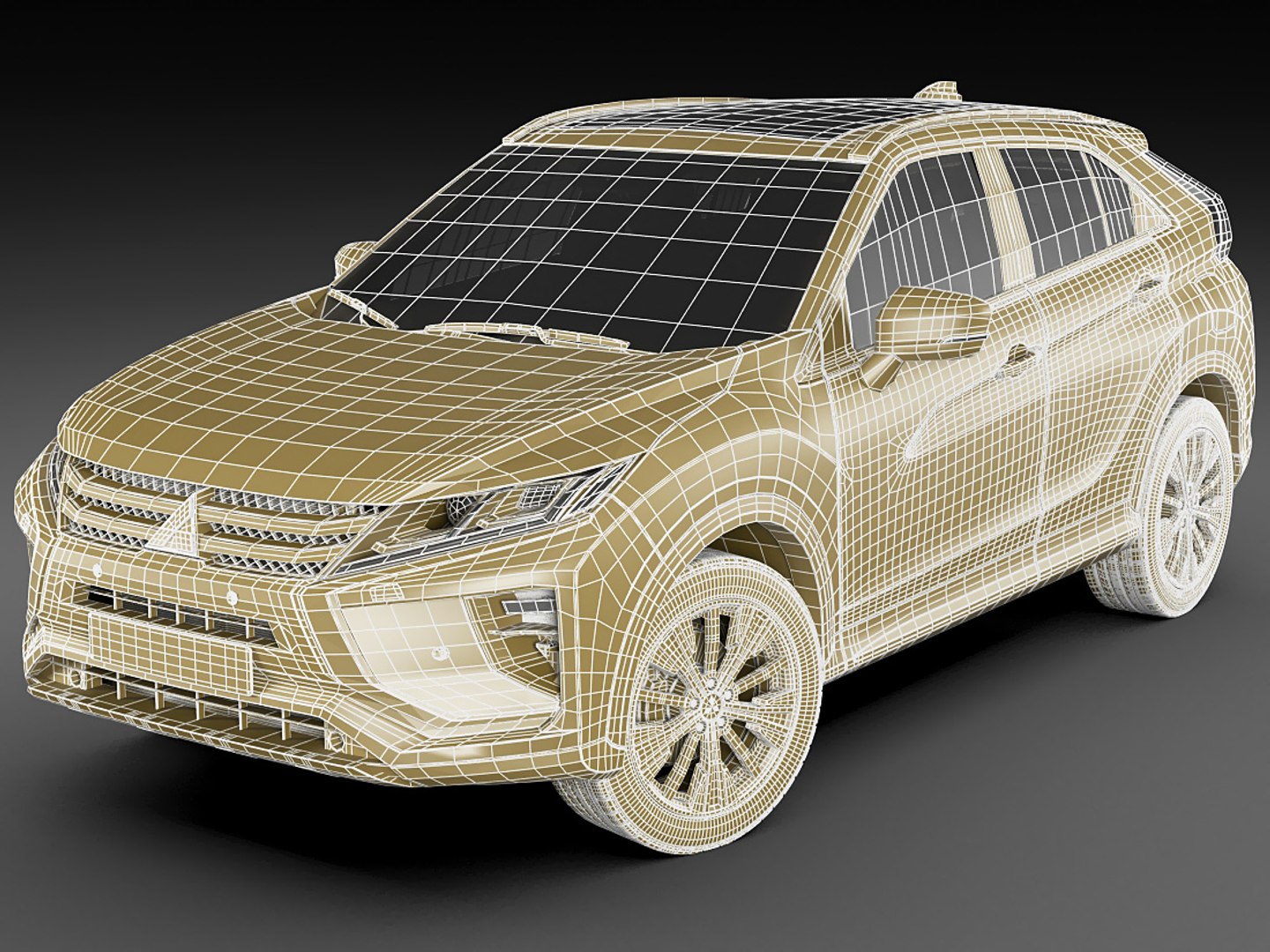 Mitsubishi eclipse cross 3D model - TurboSquid 1195106