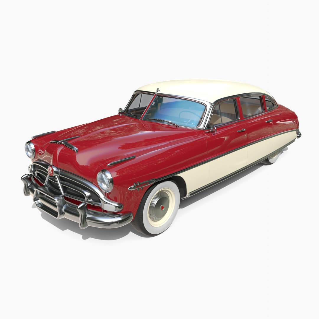 3D 4 Door Hudson Hornet With Interior V1 Model - TurboSquid 2036048