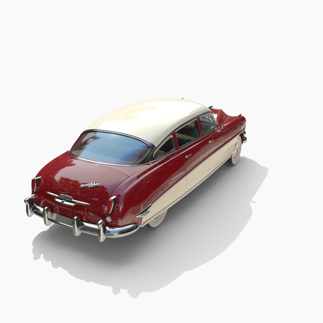 3D 4 Door Hudson Hornet With Interior V1 Model - TurboSquid 2036048