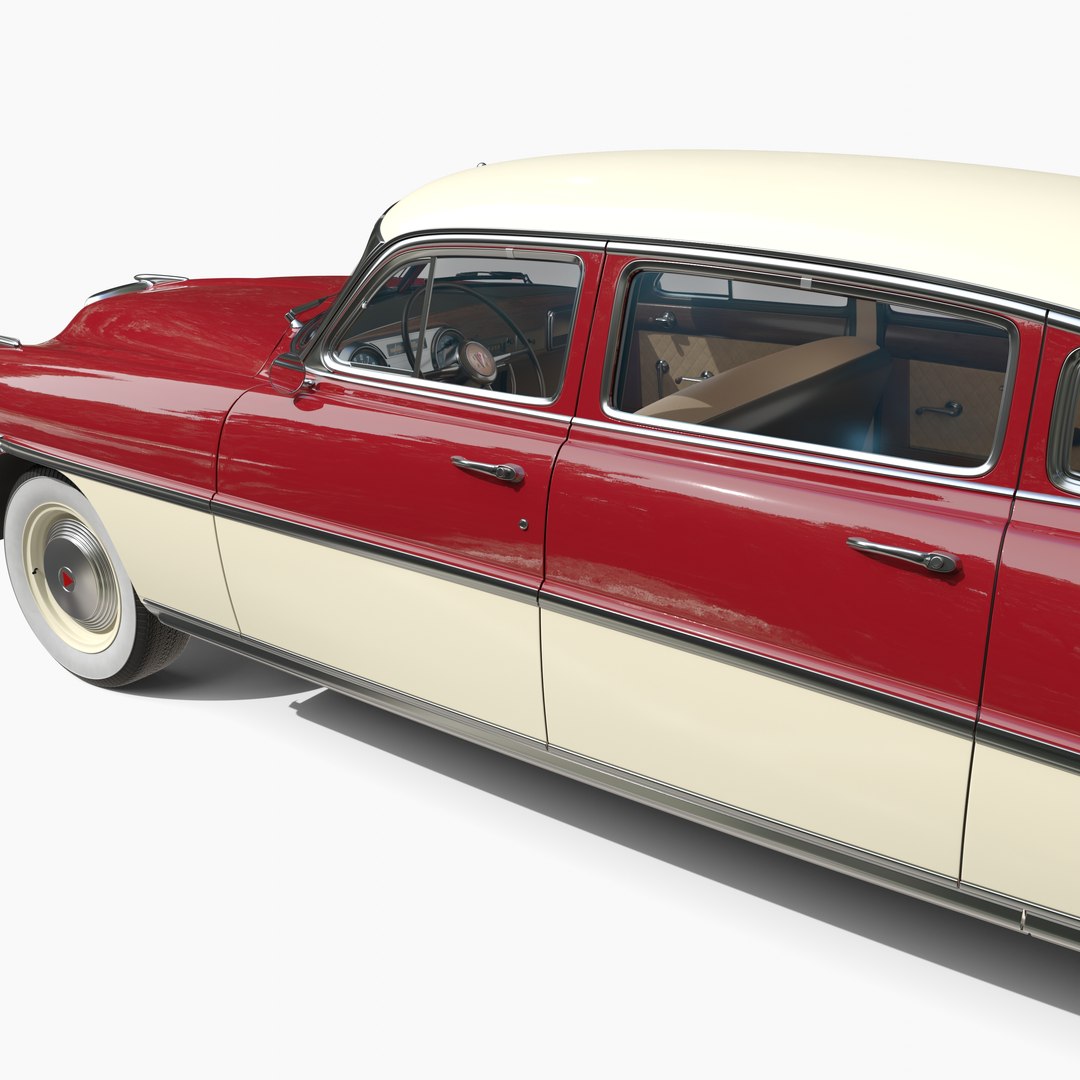 3D 4 Door Hudson Hornet With Interior V1 Model - TurboSquid 2036048