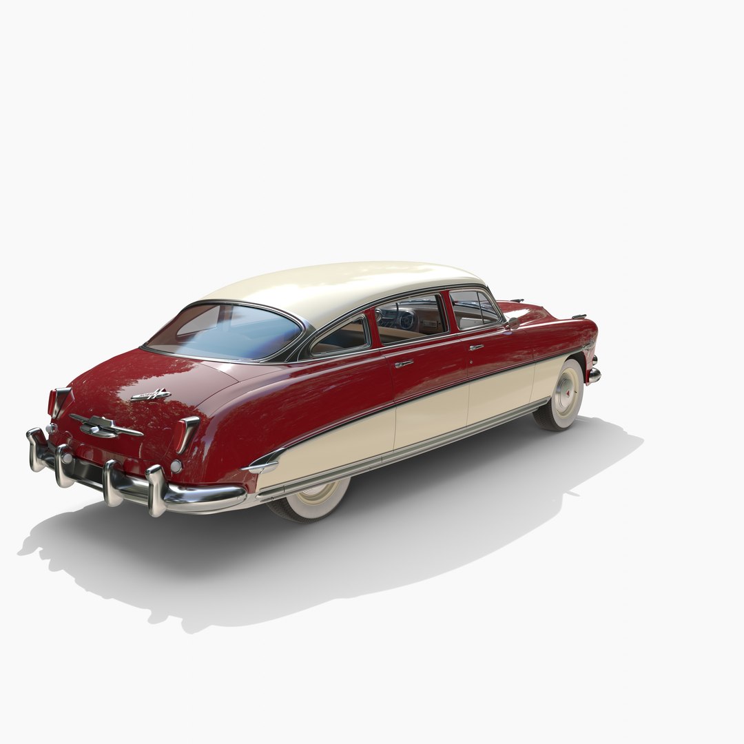 3D 4 Door Hudson Hornet With Interior V1 Model - TurboSquid 2036048