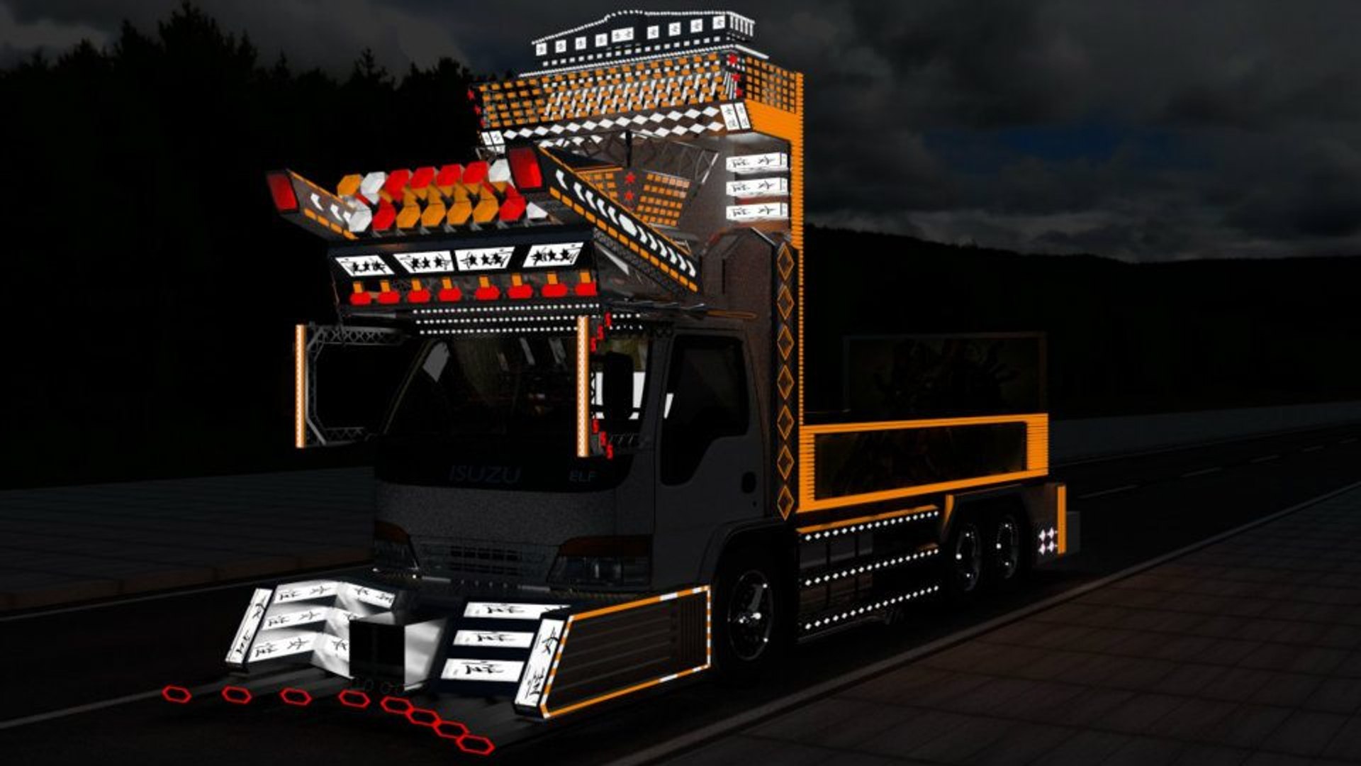 Isuzu Elf 3d Model