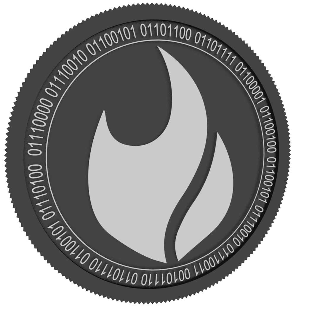 Sparks Spk Black Coin Model - TurboSquid 1626821