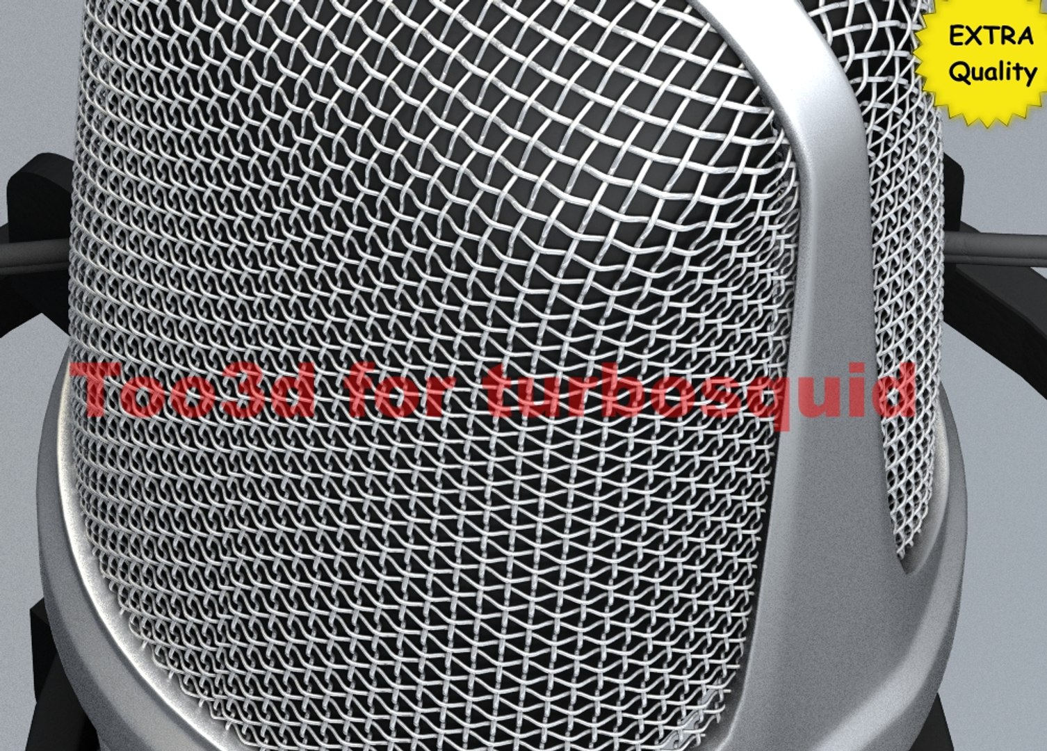 Mic Highres Pop 3d C4d