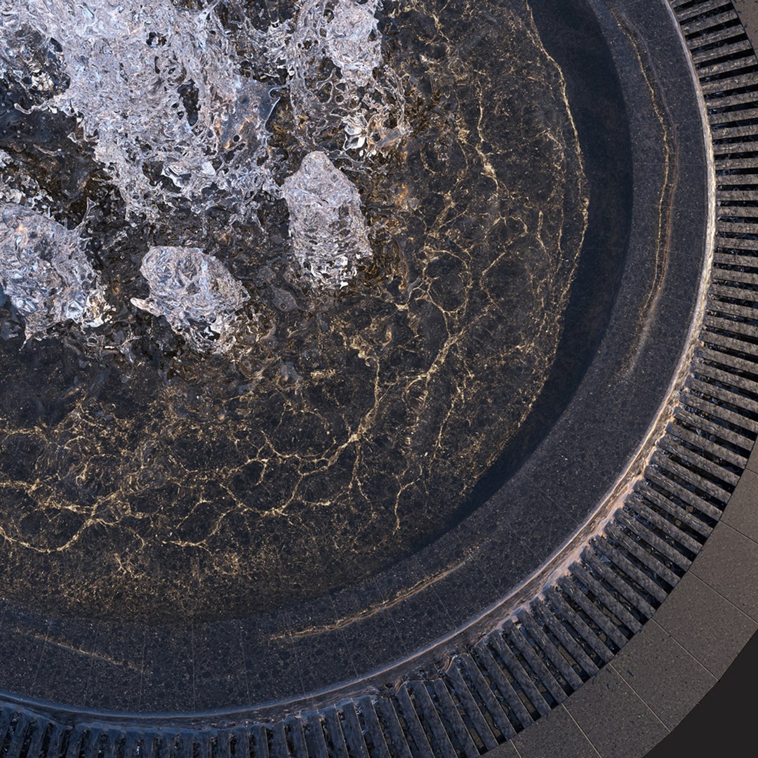 Large Water Fountains 3D Model - TurboSquid 1899265