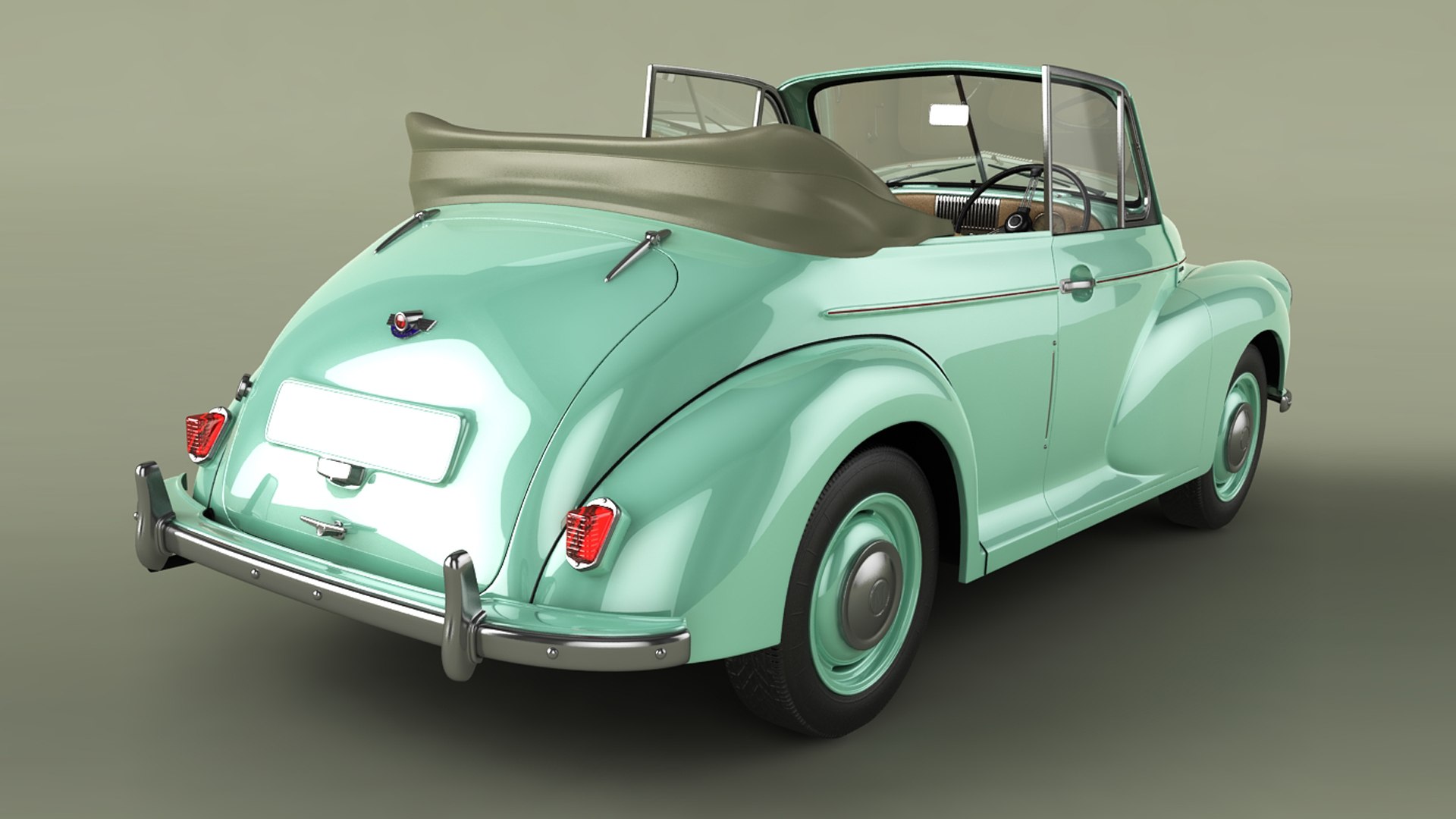 3D Morris Minor MM Mk2 Cabrio Model - TurboSquid 2096454
