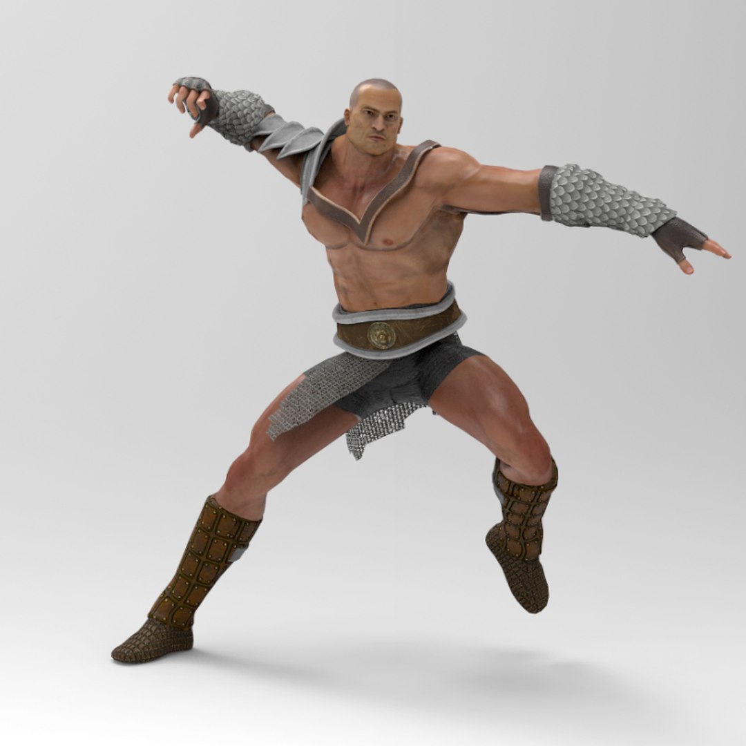 3D Rigged Character Barbarian - Model - TurboSquid 1173321