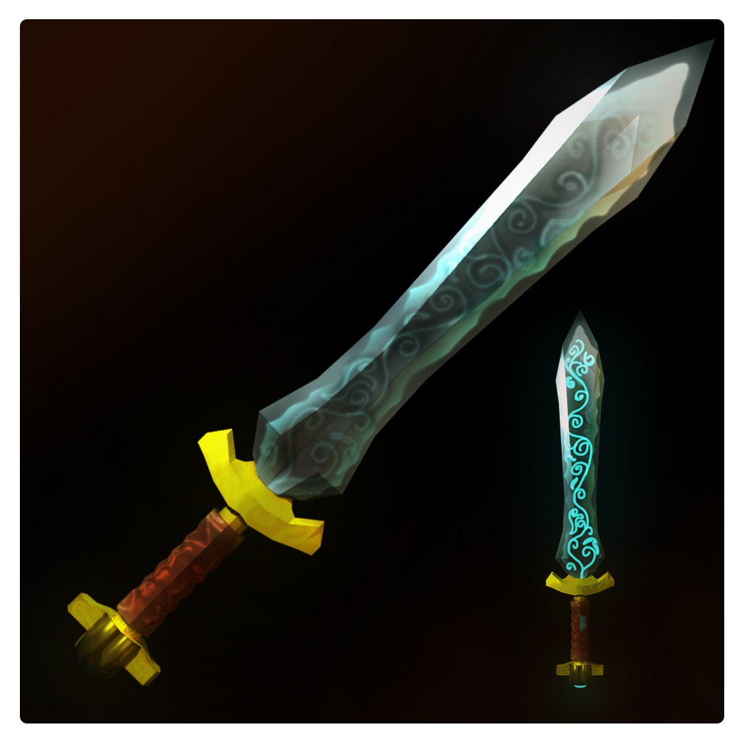 3d Magic Sword Model