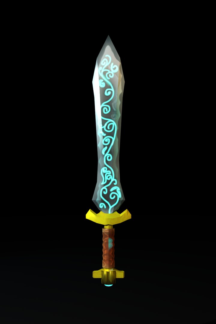 3d Magic Sword Model