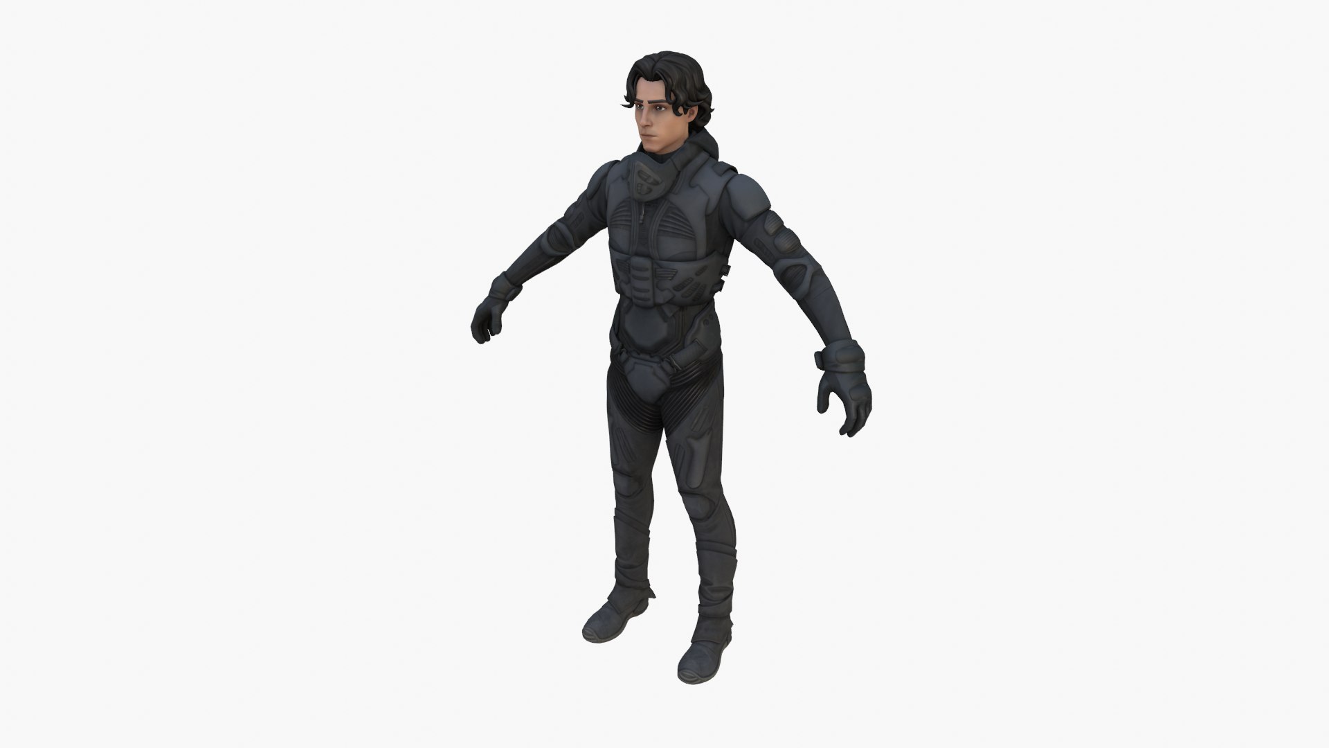 3D модель Dune Paul Atreides Rigged - TurboSquid 1818411