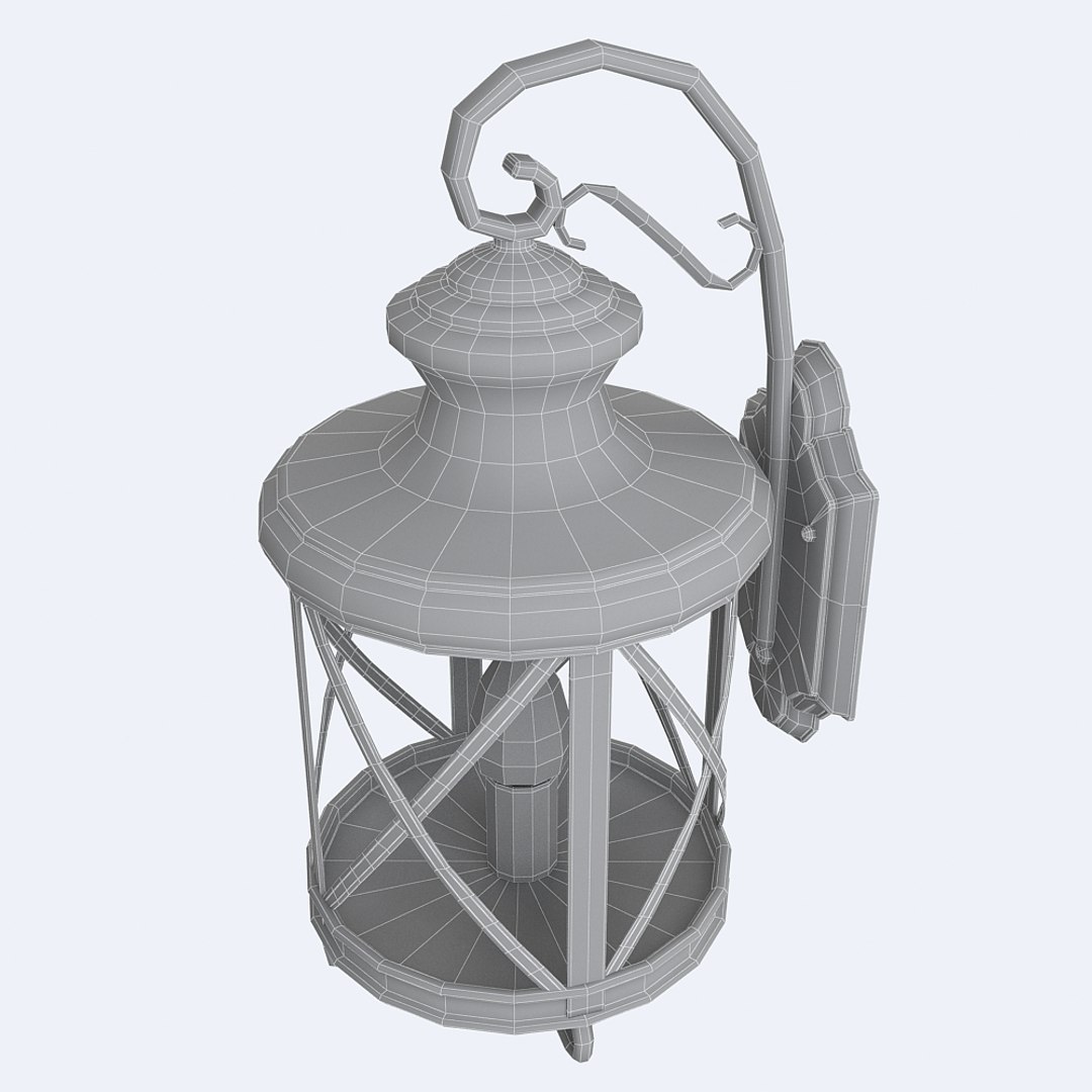 outdoor lantern 3d model