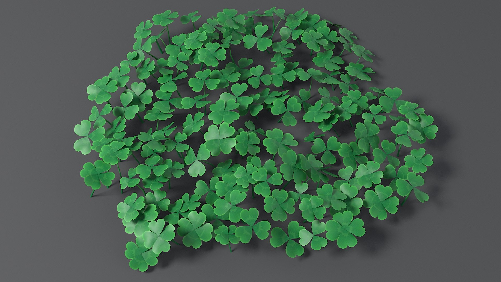 3D Cartoon Clover 12 - TurboSquid 2043185
