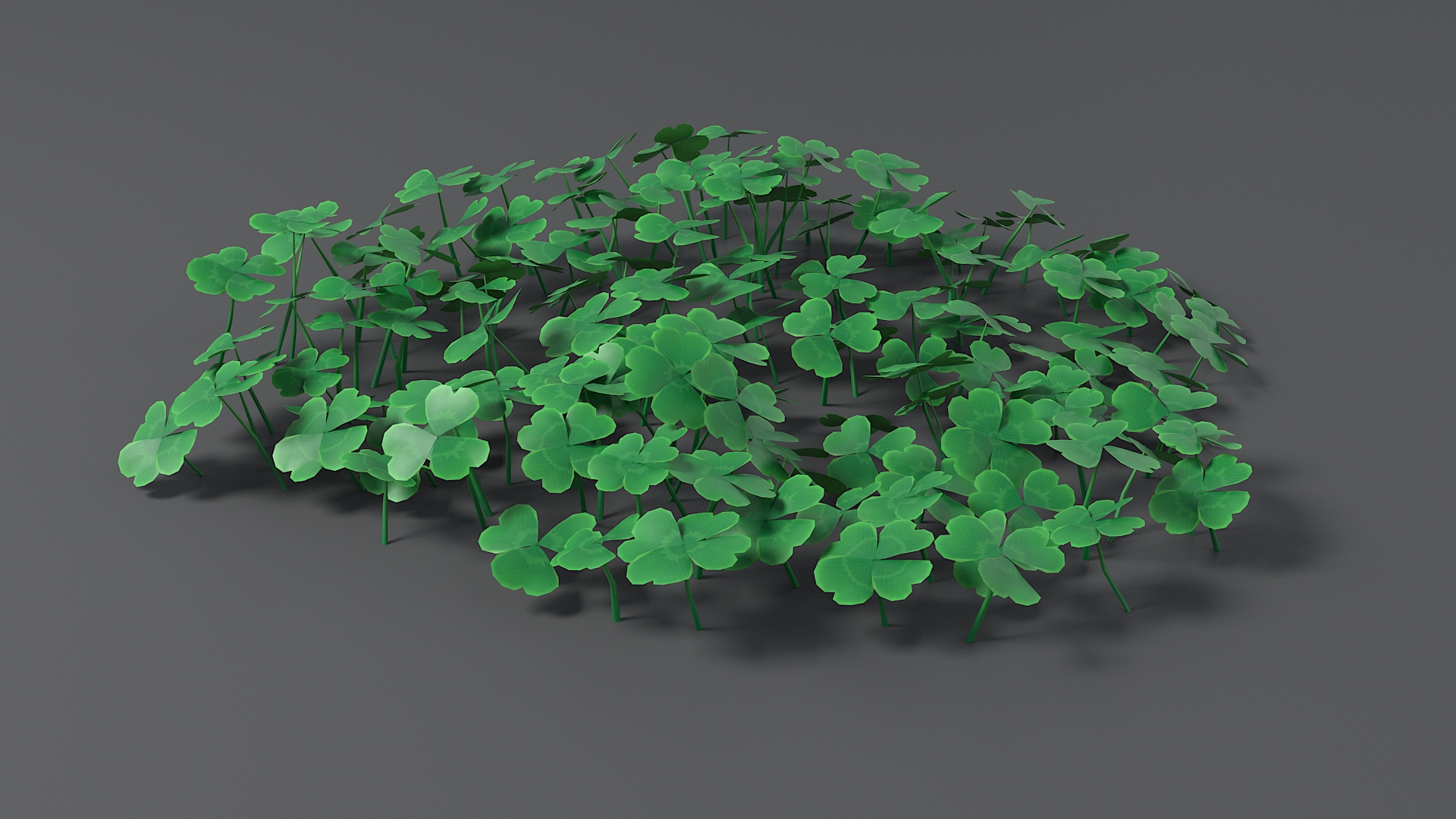 3D Cartoon Clover 12 - TurboSquid 2043185