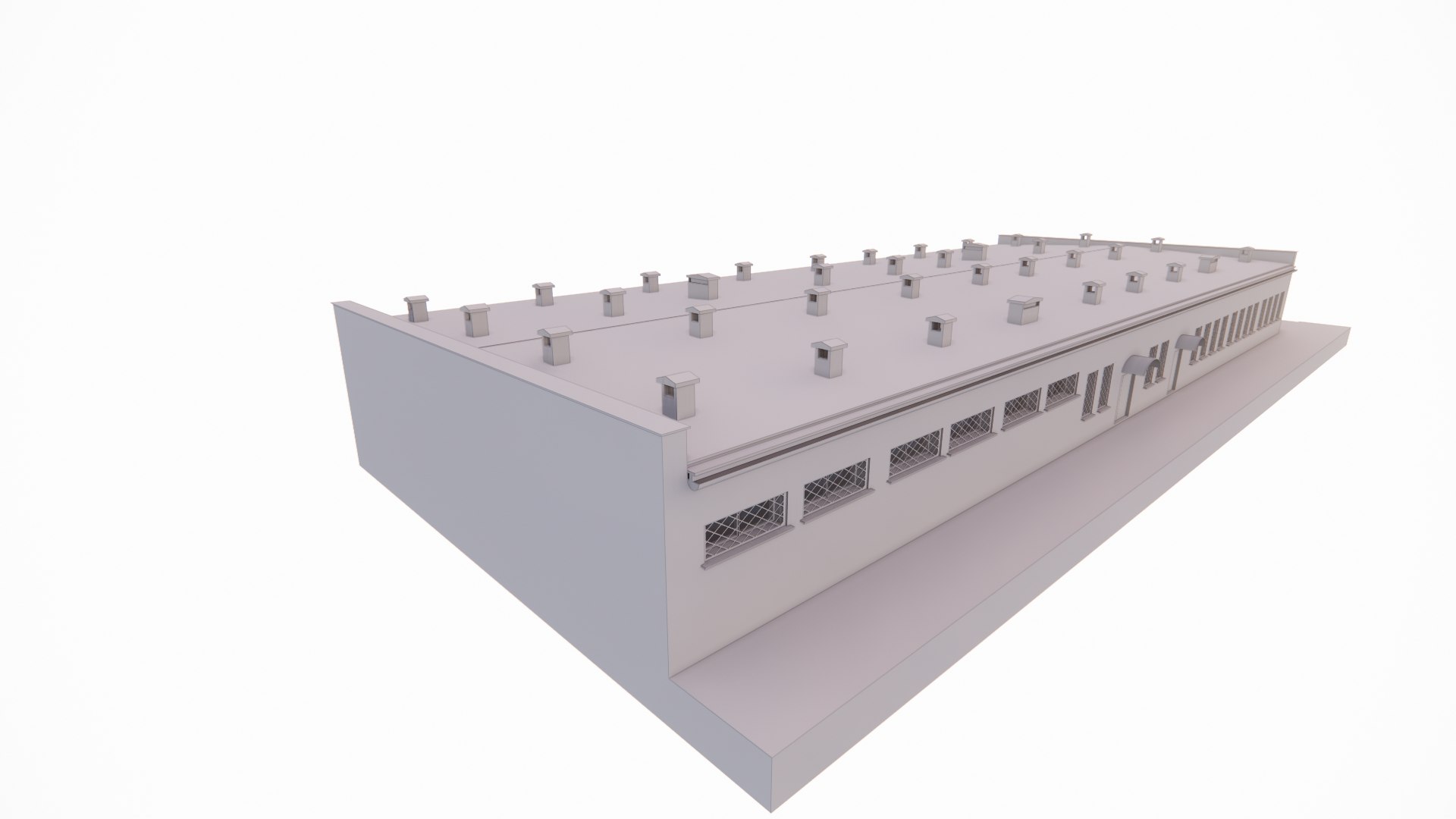3D Model Simple Warehouse - TurboSquid 2173238