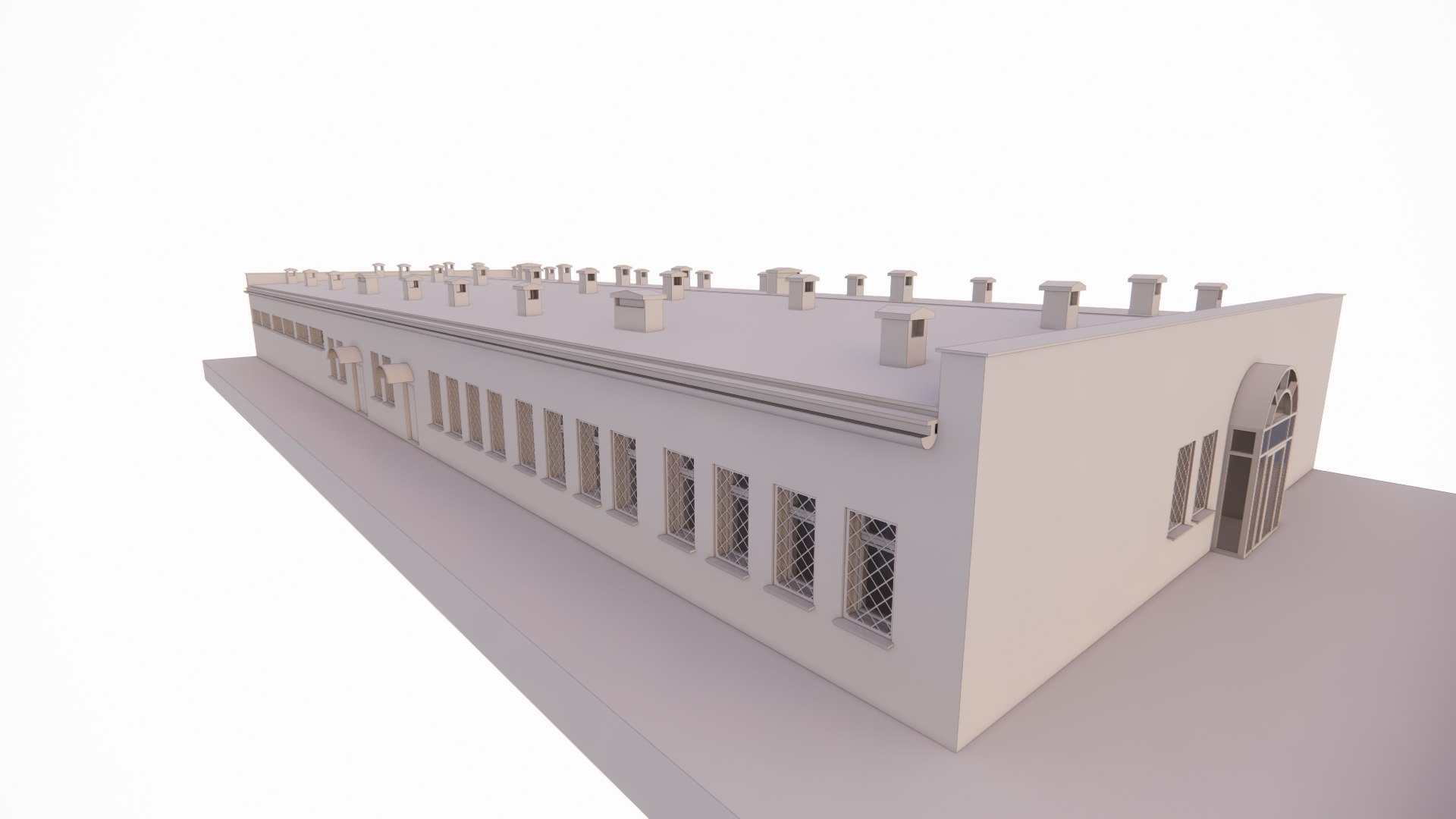 3D Model Simple Warehouse - TurboSquid 2173238