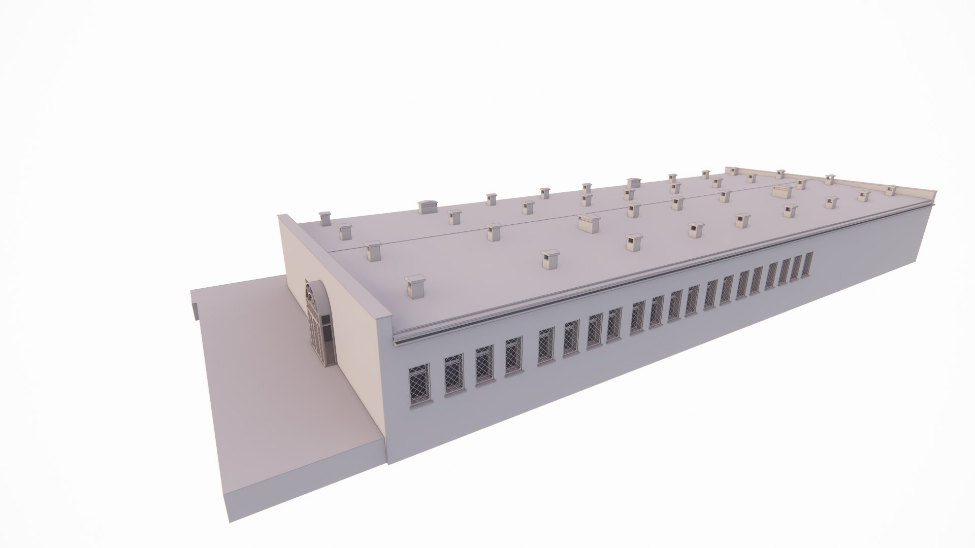 3D Model Simple Warehouse - TurboSquid 2173238