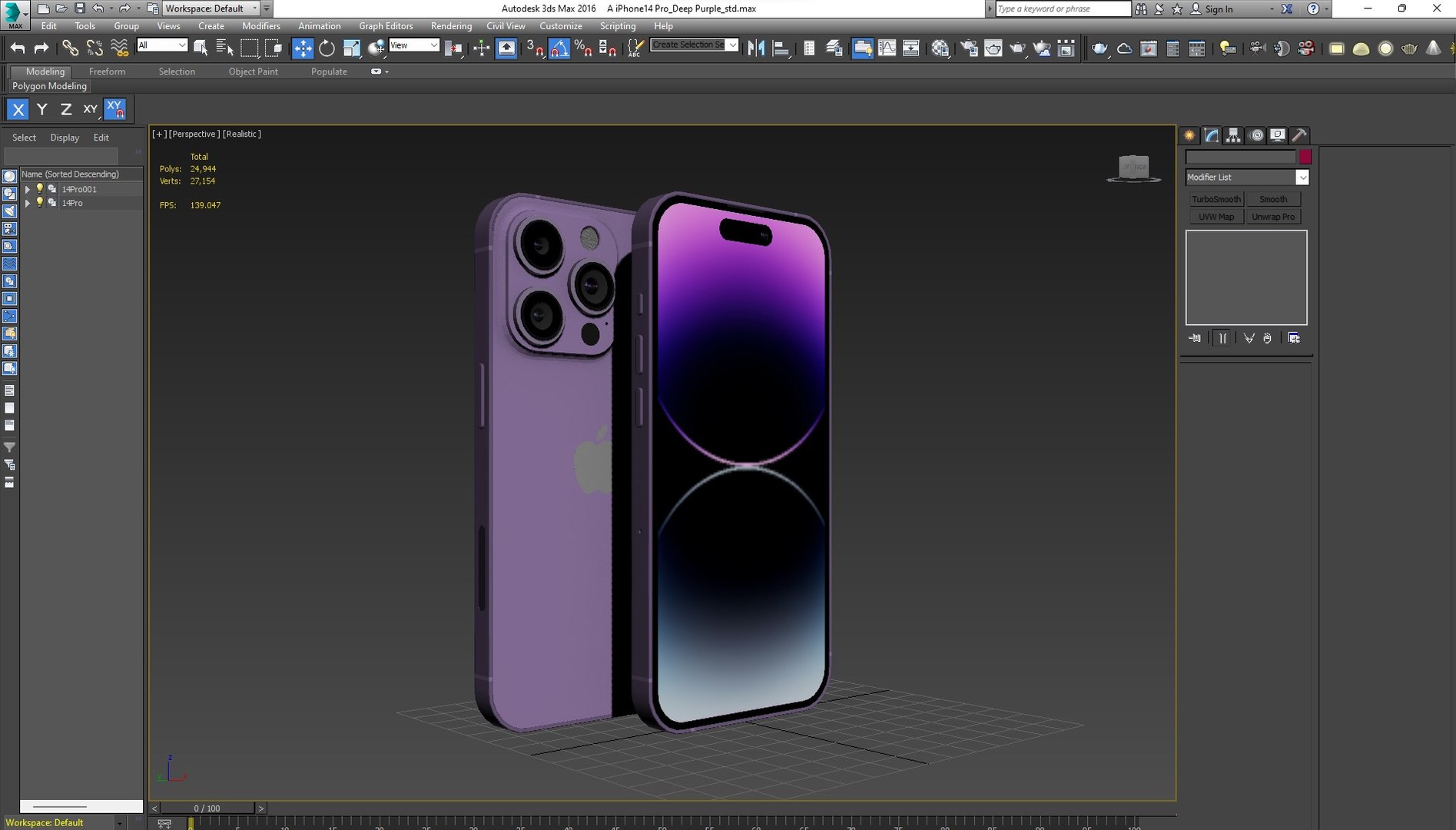 Concept Apple iPhone 14 Pro 3D model - TurboSquid 1943611