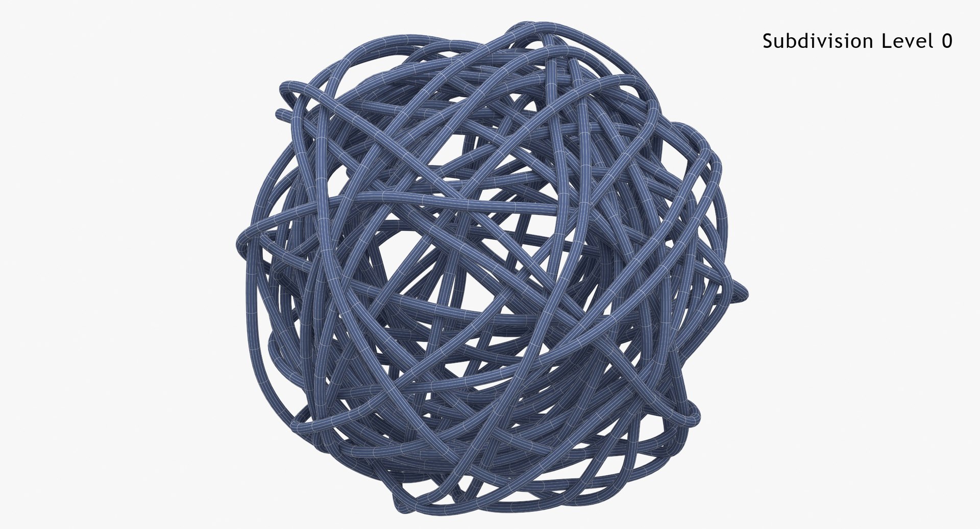 3D model Prop 23 Rattan Balls Size 02 Cream Beige and Brown ...