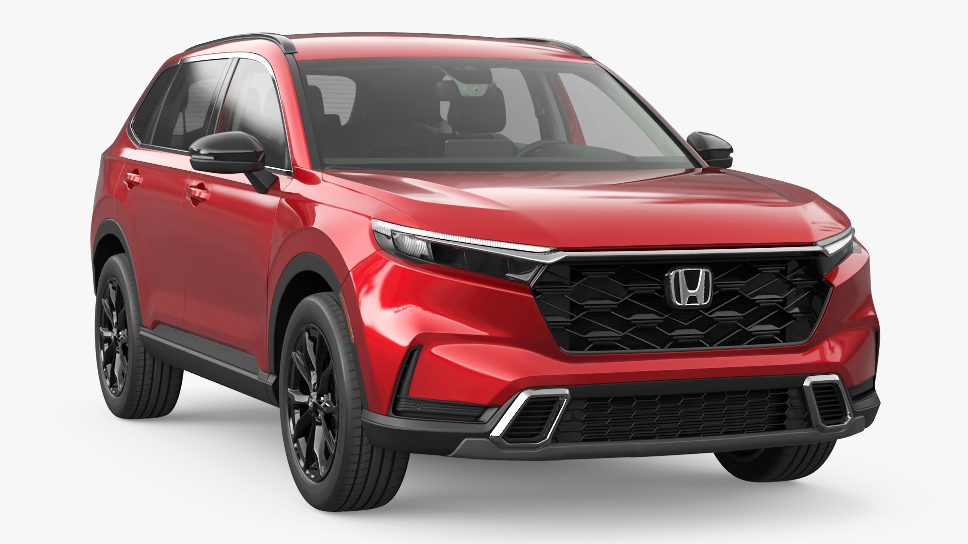 2025 Honda CR-V Red Rigged 3D - TurboSquid 2288477