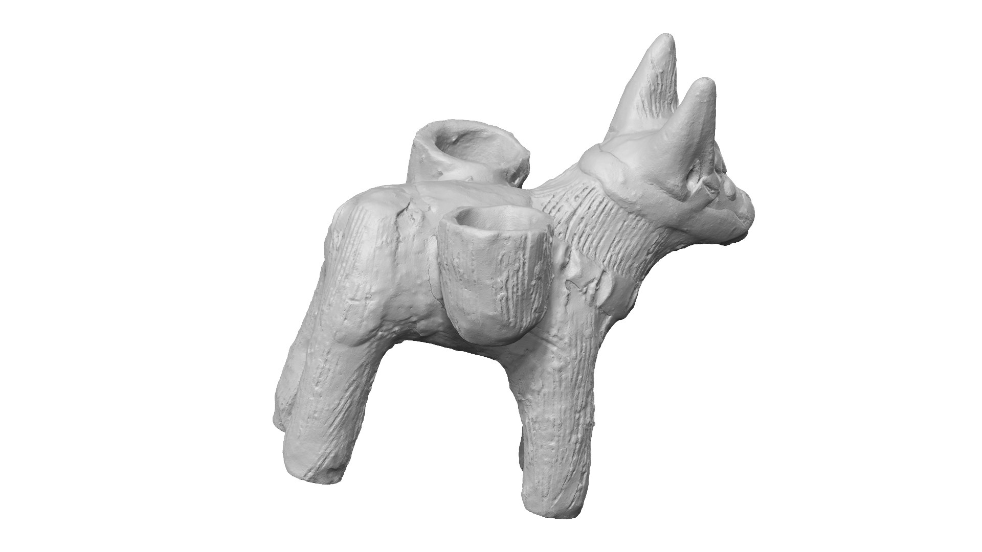 3D model Donkey Clay Craft Raw Scanned - TurboSquid 1795574