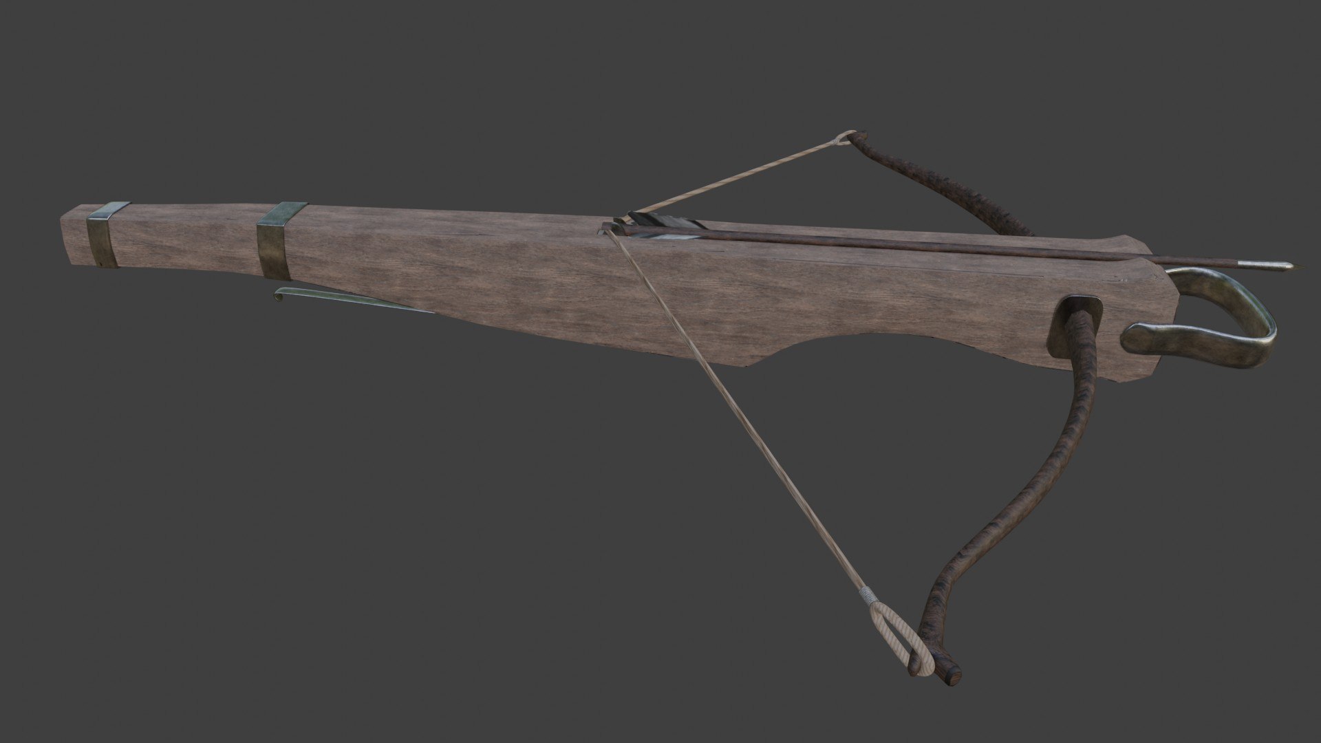 Medieval Arbalet 3D Model - TurboSquid 2074541