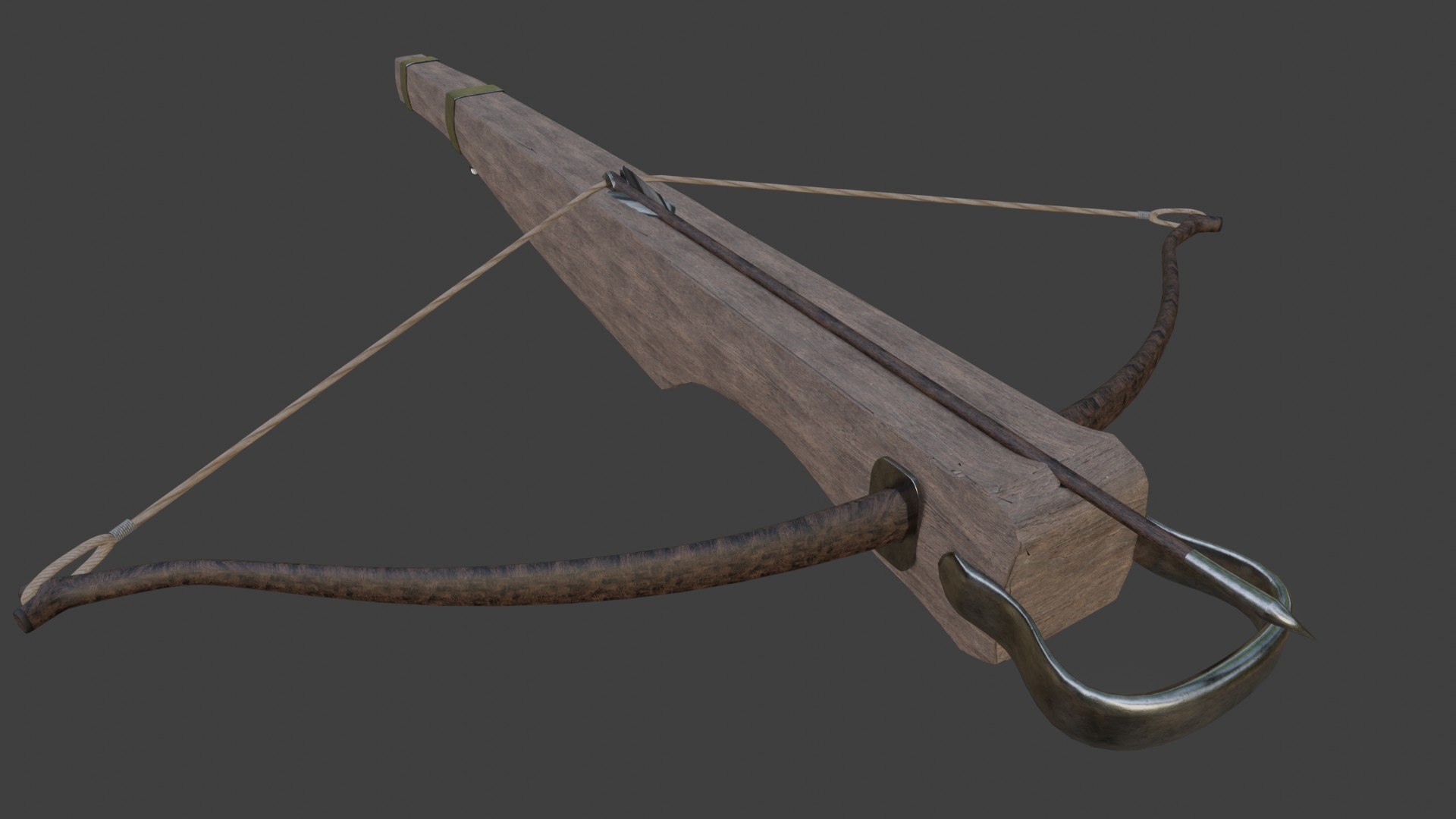 Medieval Arbalet 3D Model - TurboSquid 2074541