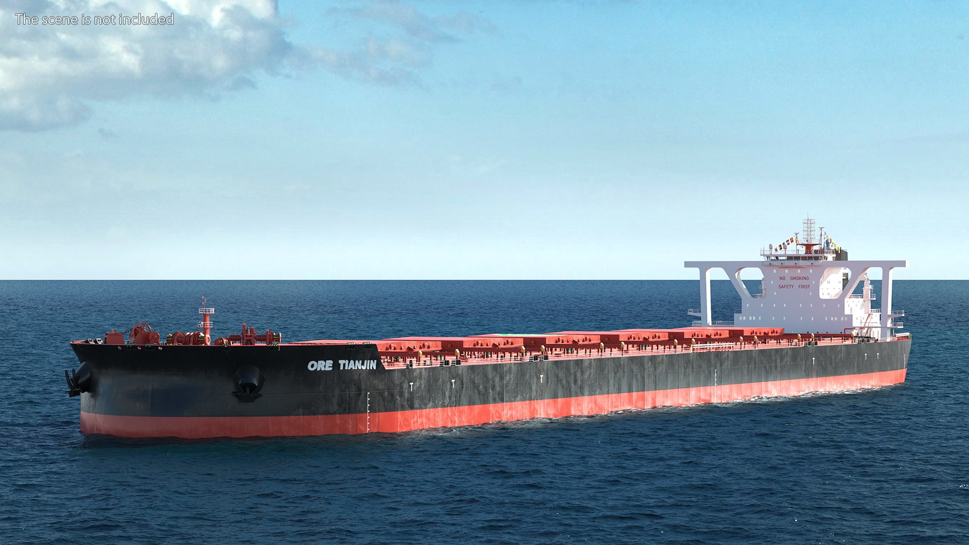 Ore Carrier Ship Loaded Dirty model - TurboSquid 1900304