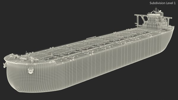 Ore Carrier Ship Loaded Dirty model - TurboSquid 1900304