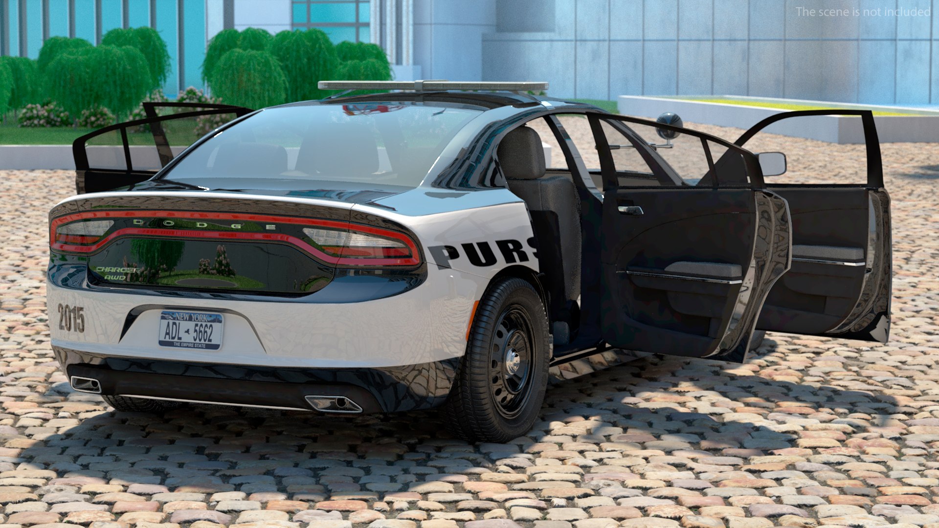 Dodge Charger Pursuit 2015 Rigged 3D - TurboSquid 2130176