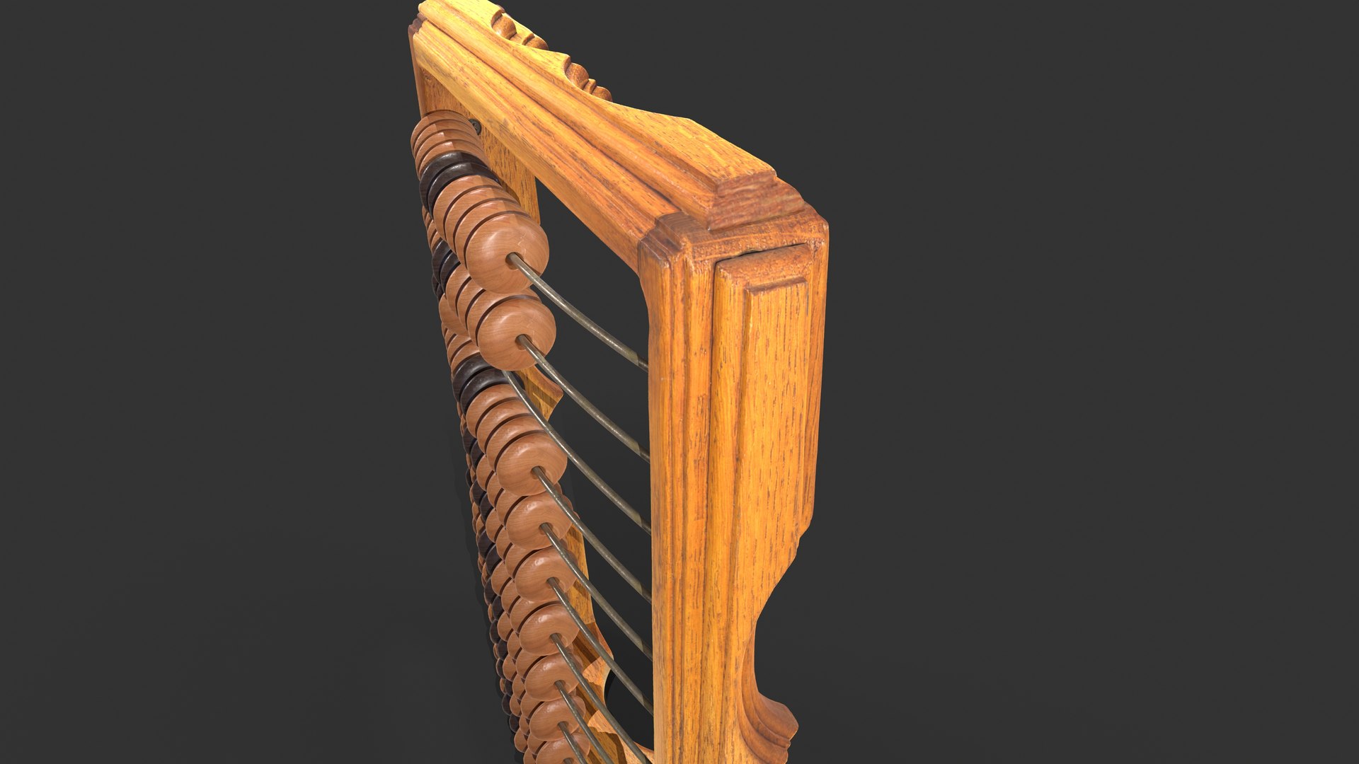 3D Abacus Vintage - TurboSquid 2266210