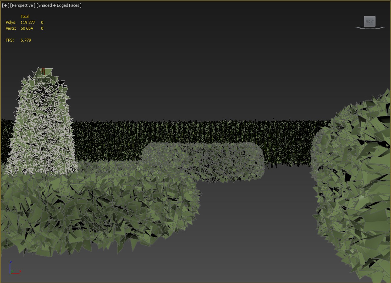 Dynamic Hedge 3D Model - TurboSquid 1201262