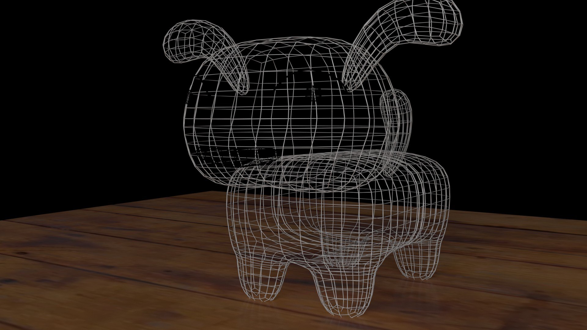 3D shinchan s dog shiro model - TurboSquid 1410101